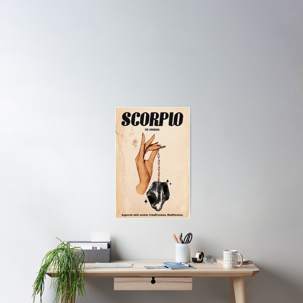 "Scorpio Zodiac Poster" Poster for Sale by madisonhanfland | Redbubble