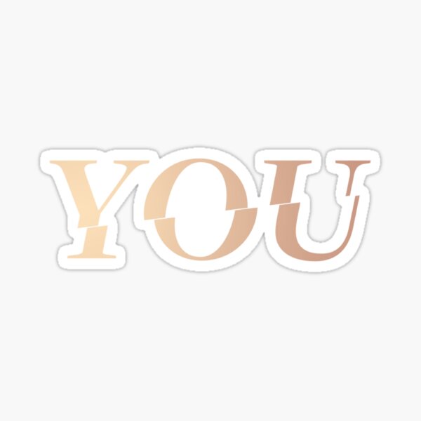 "You Tv-show Logo" Sticker for Sale by kaspertheghost | Redbubble