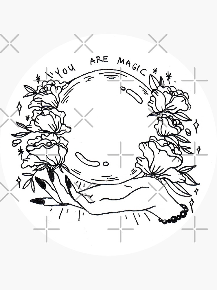 "⭐ you are magic ⭐" Sticker for Sale by nevhada | Redbubble