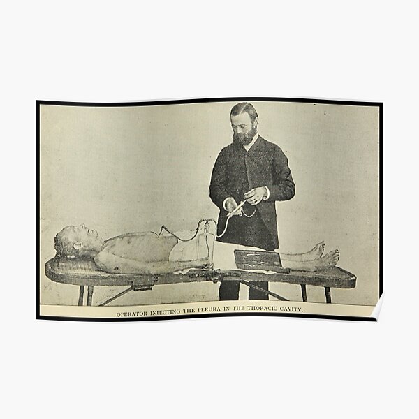 "GREAT OLD PHOTO OF AN EMBALMER AT WORK" Poster for Sale by ...