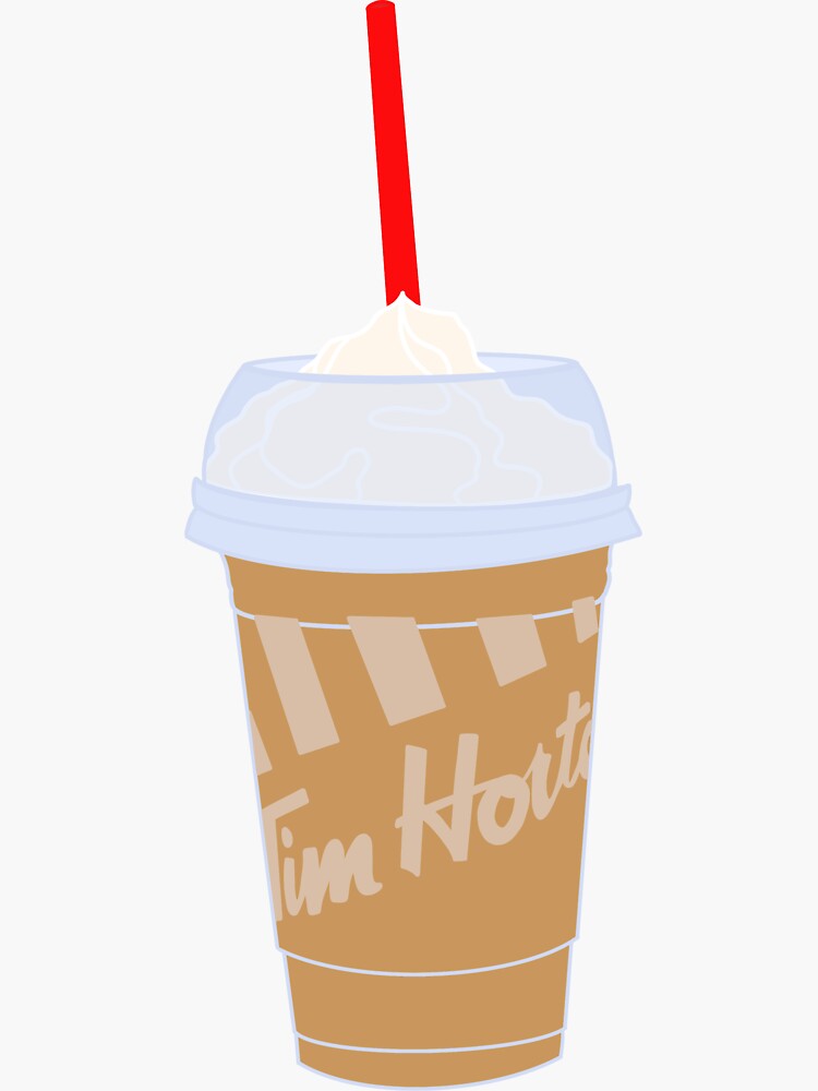 "Timmie’s Iced Capp" Sticker for Sale by taraelliott | Redbubble