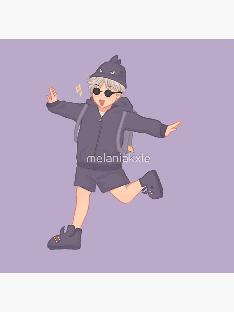 "jujutsu kaisen - baby shark gojo" Photographic Print by melaniakxle ...