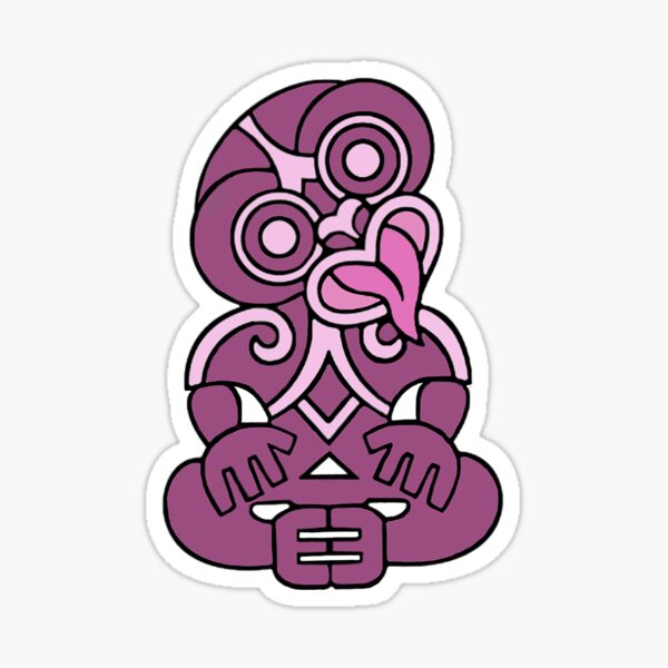 "Maori Hei Tiki" Sticker for Sale by CarolaTees | Redbubble