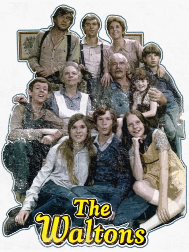 "The Waltons T-ShirtThe Waltons, distressed" Sticker for Sale by ...
