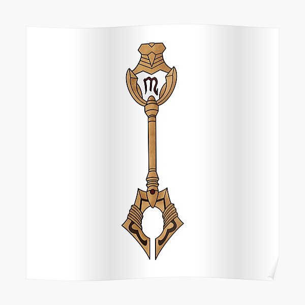 "Fairy Tail - Scorpio Celestial Gate Key" Poster for Sale by AuntBLT ...