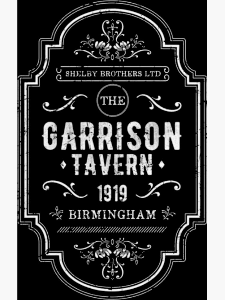 "THE GARRISON TAVERN" Poster by charlotteam | Redbubble