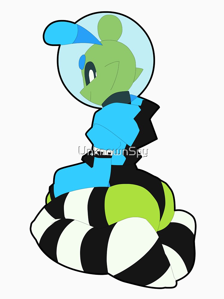 "Sploot in Blue" T-shirt for Sale by UnknownSpy | Redbubble | alien t ...