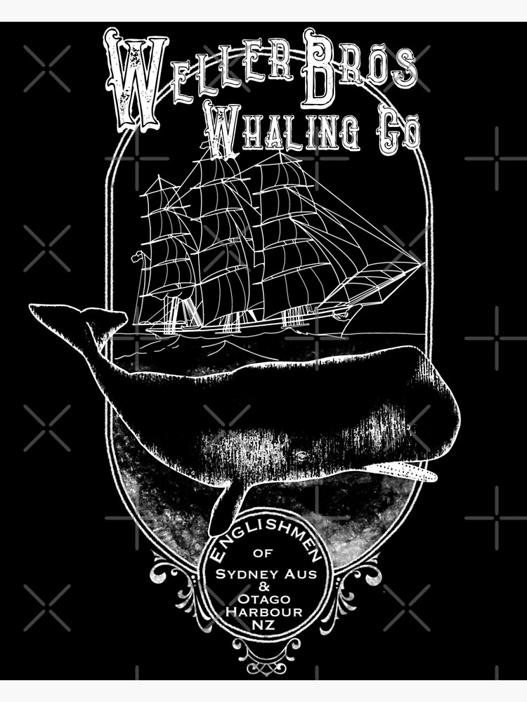 Lámina metálica «Weller Brothers of the Wellerman Sea Shanty Blanco ...