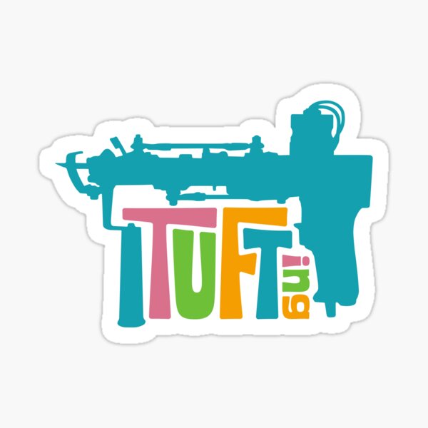 "Tufting Gun " Sticker for Sale by bigblued | Redbubble