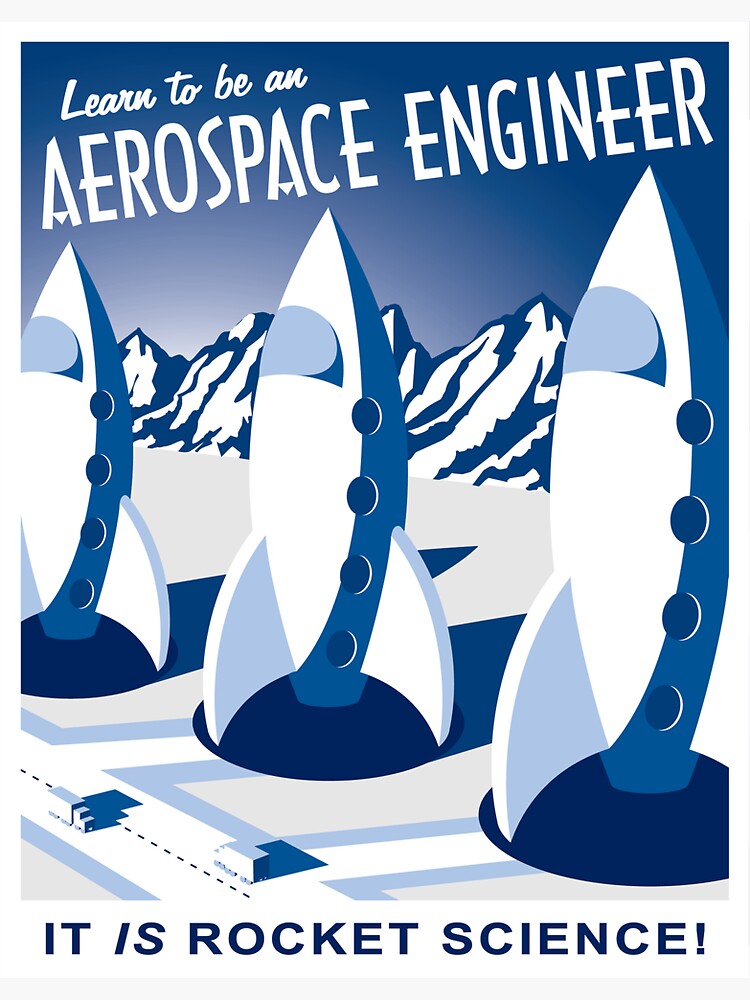 "Aerospace Engineering - It is Rocket Science!" Sticker for Sale by ...