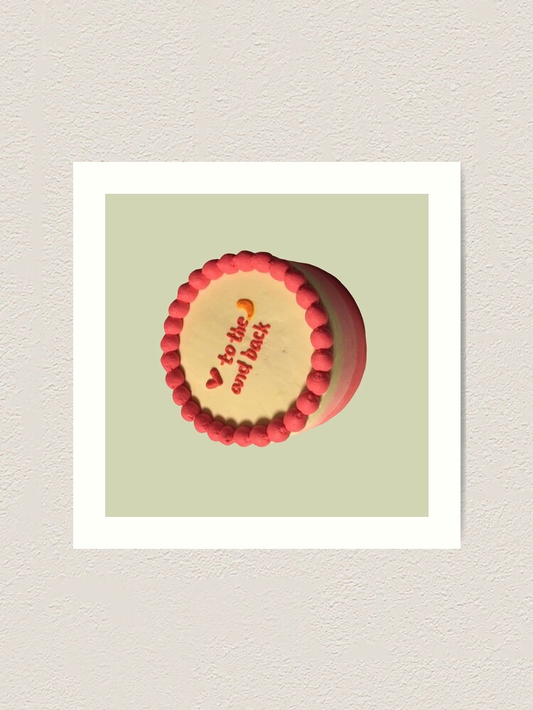 "ily cake" Art Print by jordanisabel | Redbubble