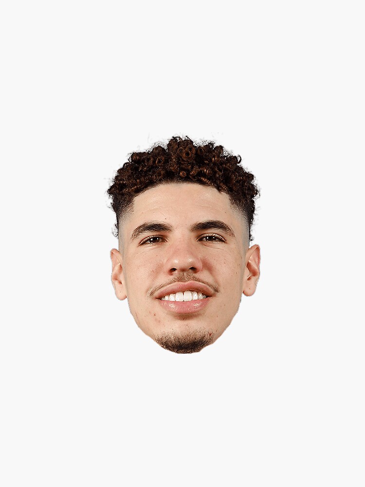 "Lamelo Ball Face Sticker" Sticker for Sale by sport-stickers | Redbubble