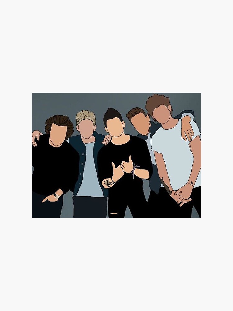 "one direction sticker" Sticker by kamryn07 | Redbubble