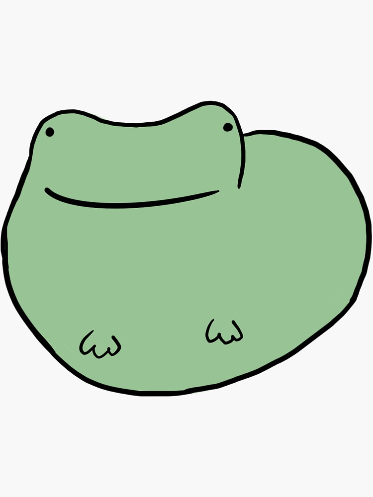 "phrog sticker transparent" Sticker for Sale by smallbeanyy | Redbubble