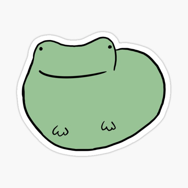 "phrog sticker transparent" Sticker for Sale by smallbeanyy | Redbubble