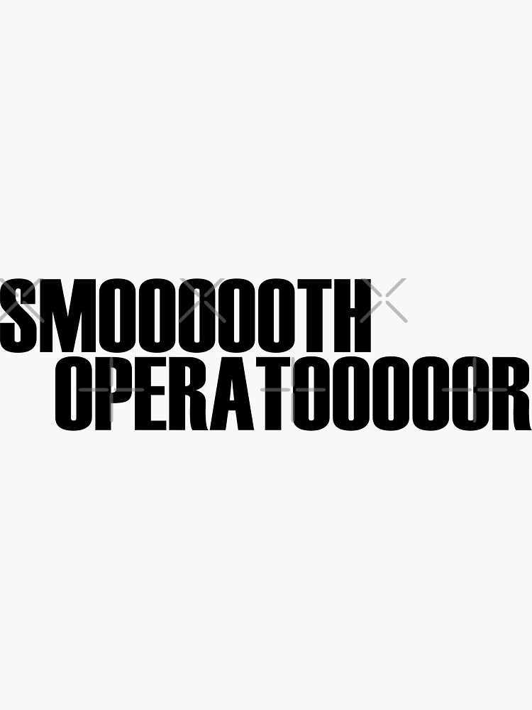 "smooth operator carlos sainz" Sticker for Sale by Angel-f1 | Redbubble