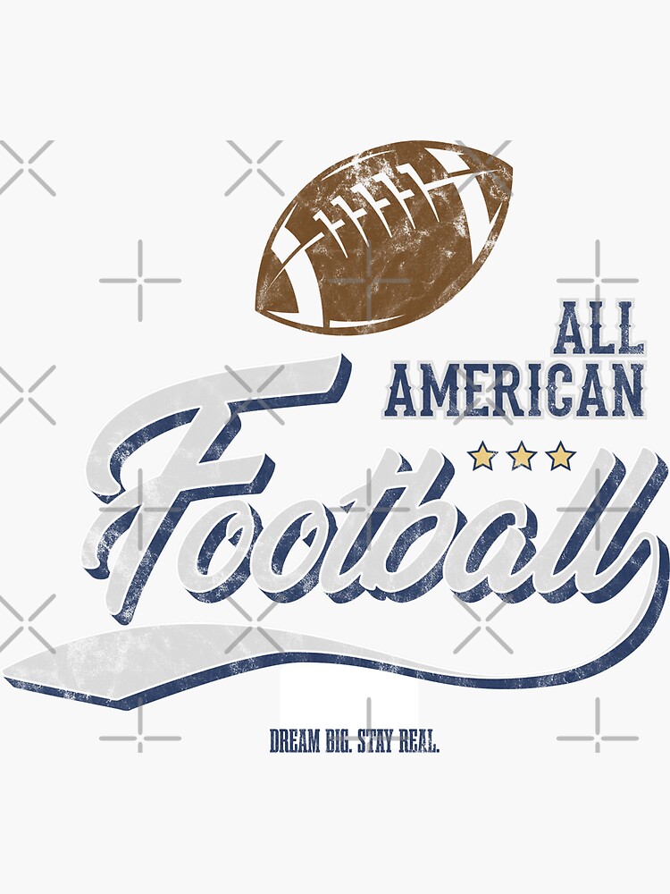 "cw all american football" Sticker by littlelikebig | Redbubble