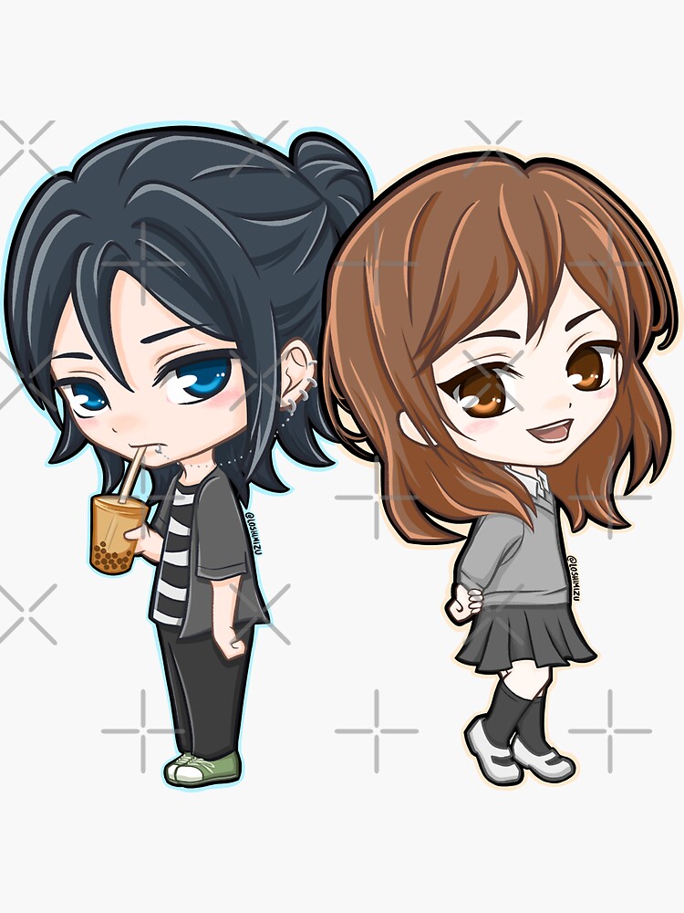 Pegatina «Chibi Cute Horimiya Hori-san y Miyamura-kun» de LoShimizu ...