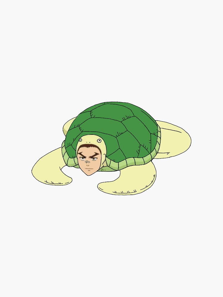 "hairo as a turtle " Sticker for Sale by cxcathyy | Redbubble