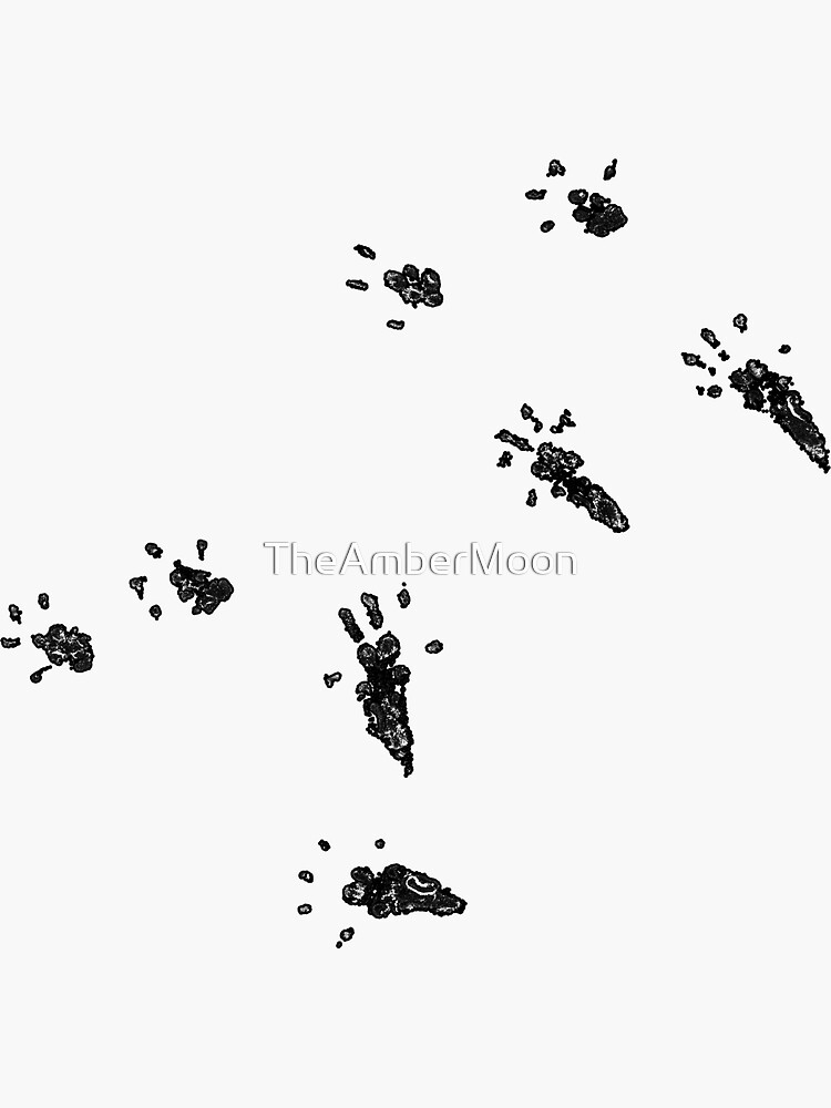 "Rat Prints" Sticker for Sale by TheAmberMoon | Redbubble