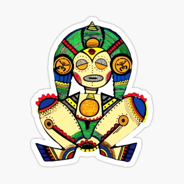 Pegatina «atabey diosa coqui taino tribales» de mikoala50 | Redbubble