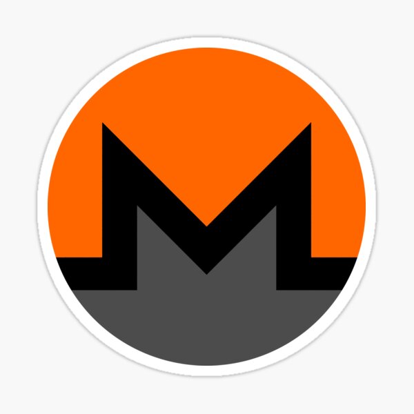 "Monero XMR Logo" Sticker by Fetishion | Redbubble