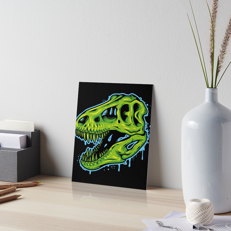 "T Rex Ranch" Art Board Print by alieni | Redbubble