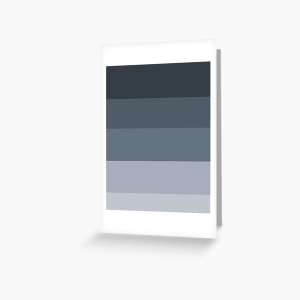 "Grey shades Color Palette " Greeting Card for Sale by Designs-RZ ...