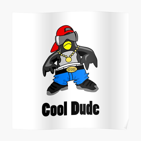 "Cool Penguin Rapper" Poster for Sale by TheBestStore | Redbubble