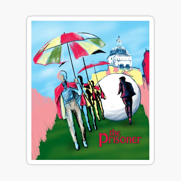"The Prisoner" Sticker for Sale by adam-bullock | Redbubble