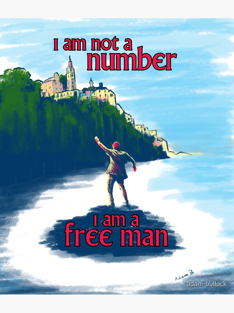 "The Prisoner - I am Not a Number" Sticker for Sale by adam-bullock ...