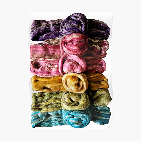 "Rainbow Fibre" Poster for Sale by FluffToStuff | Redbubble