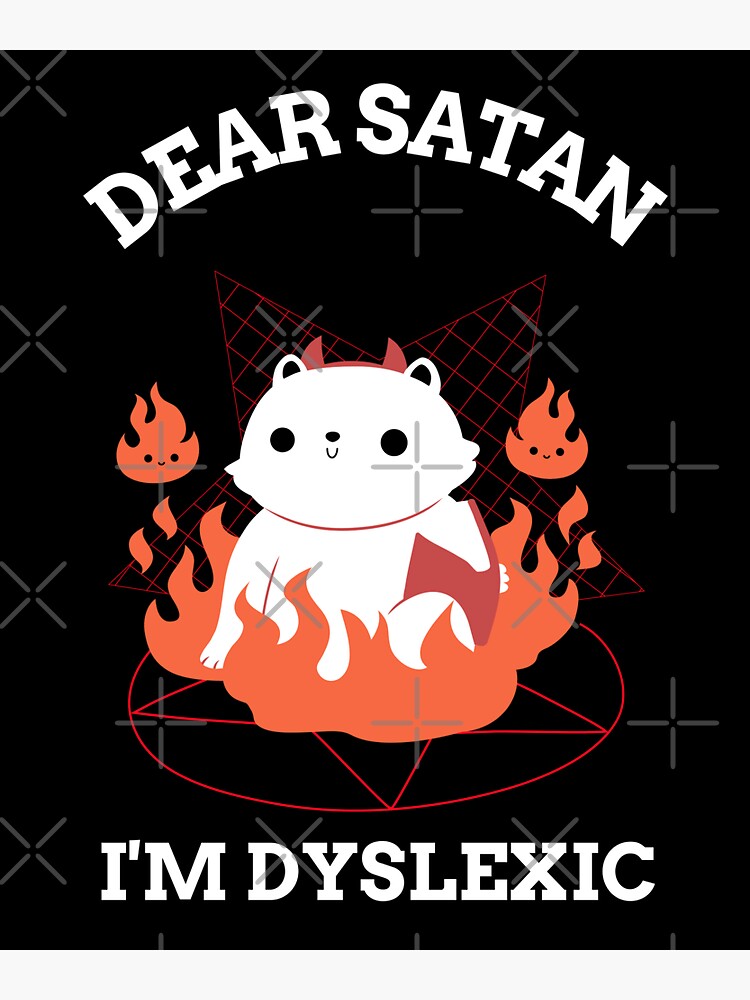 "Dear Santa I Have Dyslexia" Sticker for Sale by OldCamp | Redbubble