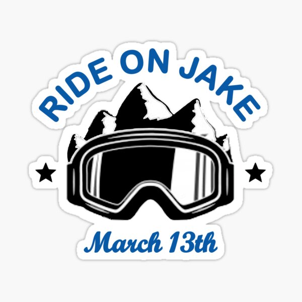 Ride On Jake Stickers | Redbubble