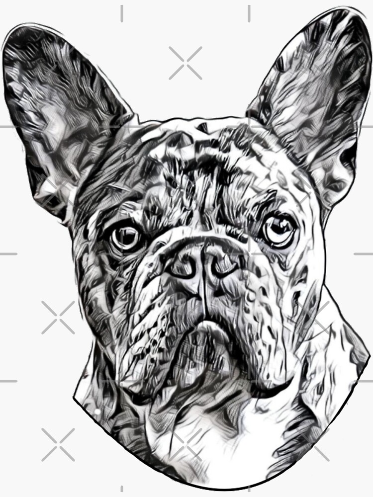 "Proud Owner of a Merle Frenchie" Sticker for Sale by MaritzaGoodIdea ...