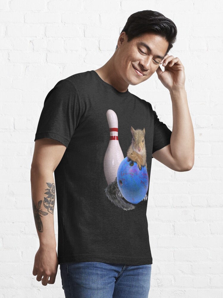 "Bowling Squirrel" T-shirt for Sale by jkartlife | Redbubble | squirrel ...