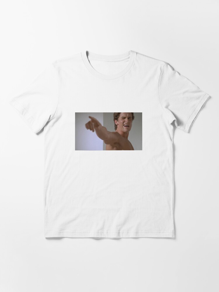 "Patrick Bateman Pointing - American Psycho" T-shirt for Sale by ...