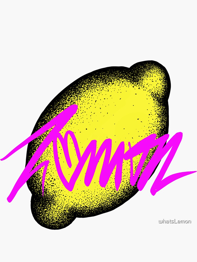 "quirky lemon" Sticker by whatsLemon | Redbubble