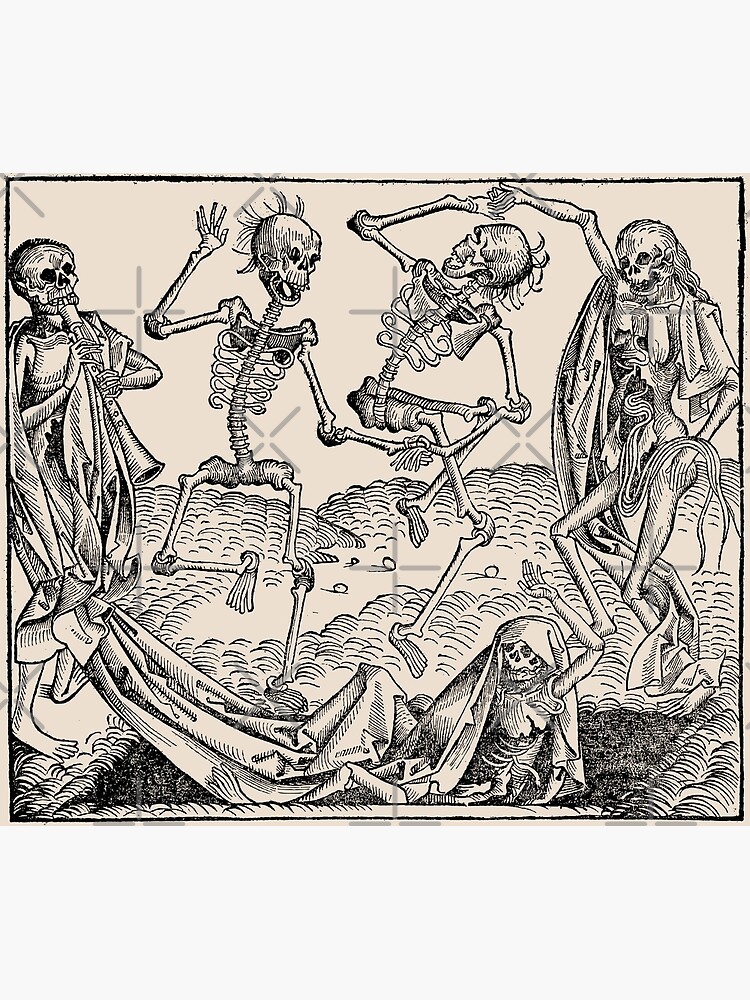 "Dance of Death / Dance of macabre" Poster for Sale by Bela-Manson ...