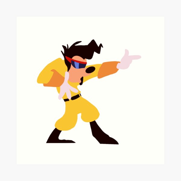 "A goofy movie sticker" Art Print for Sale by Patmackriel70 | Redbubble