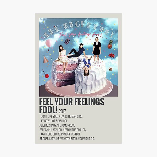 "the regrettes feel your feelings fool! album " Photographic Print for ...