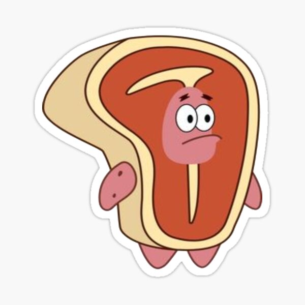 "patrick star" Sticker for Sale by siennalewis | Redbubble