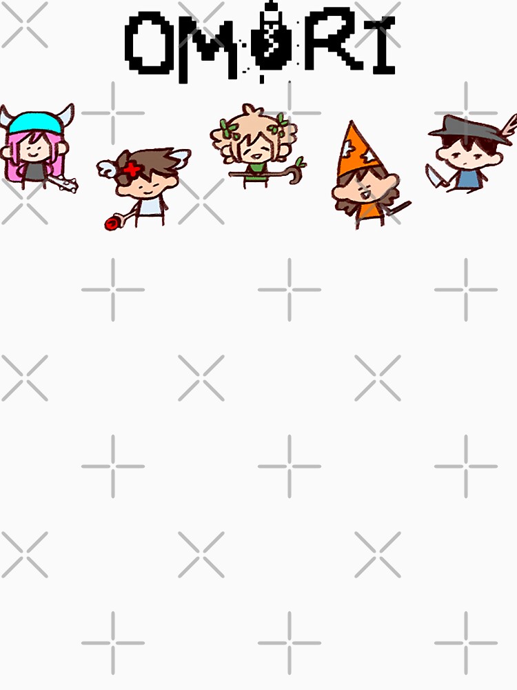 "Chibi Sprites (Omori)" T-shirt for Sale by hidexmian | Redbubble ...