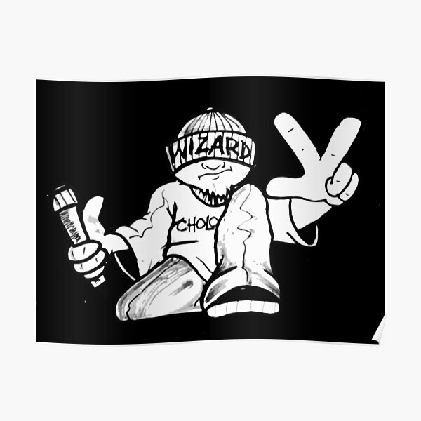 "cartoon gangster wizard" Poster for Sale by khimjhon | Redbubble