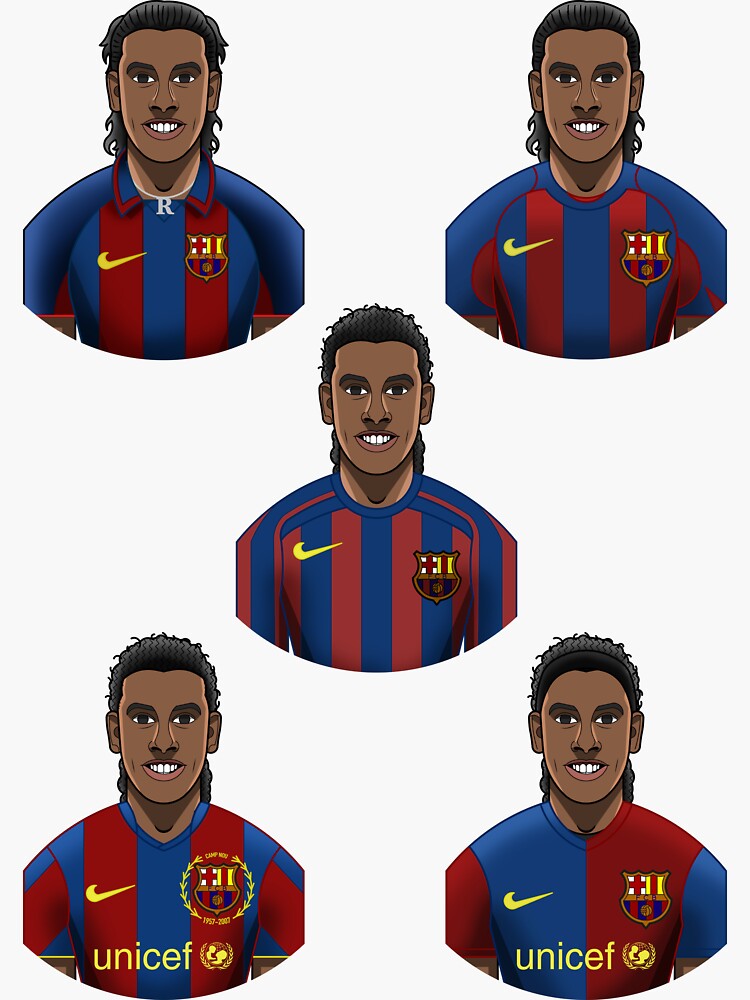 "Ronaldinho" Sticker by Astvdillo | Redbubble