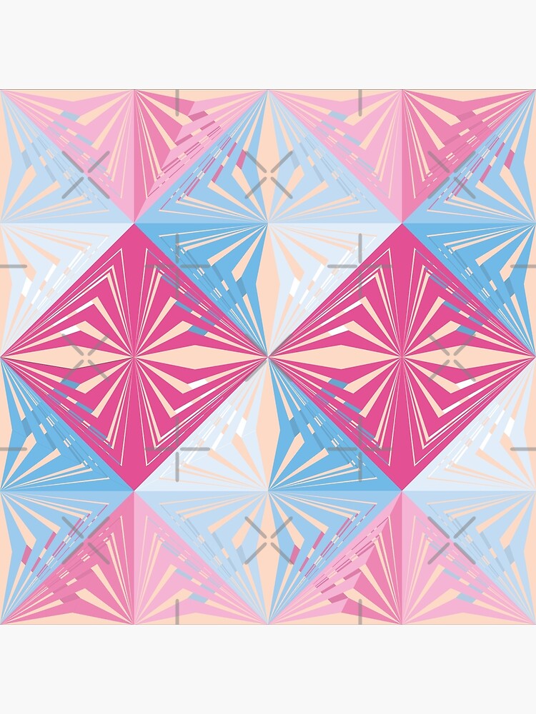 "See Through Tiles Pastel Version" Poster for Sale by henri-ko | Redbubble