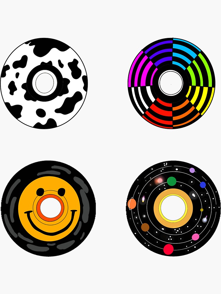 "Aesthetic CDs" Sticker by rosaliafilms | Redbubble