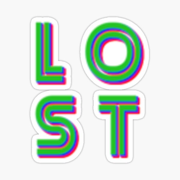 "LOST" Sticker by SalifoTwitch | Redbubble