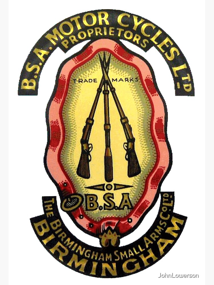"BSA Small arms badge" Photographic Print for Sale by JohnLowerson ...