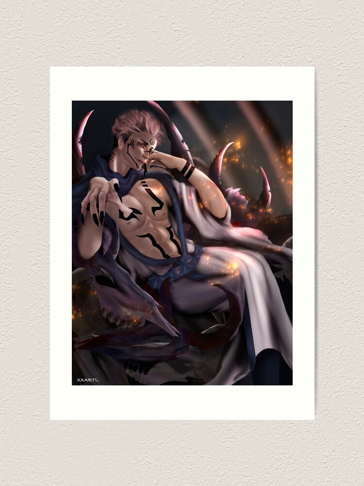 "Sukuna in his domain" Art Print for Sale by XXARTL | Redbubble